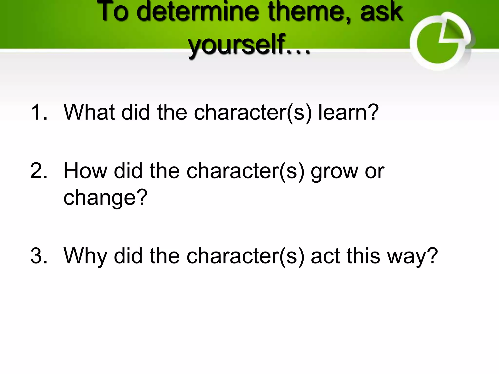 Central Idea vs Theme | PPT