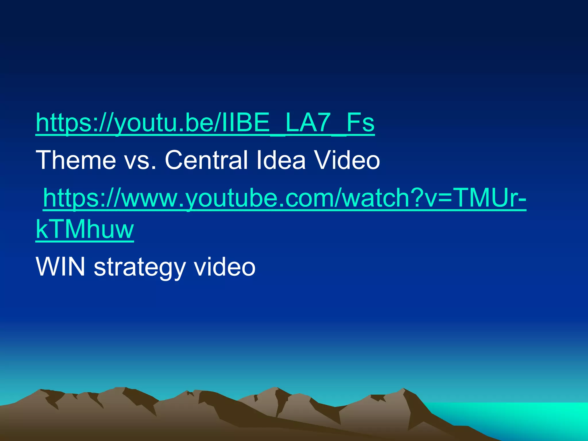 central idea vs theme ppt.ppt