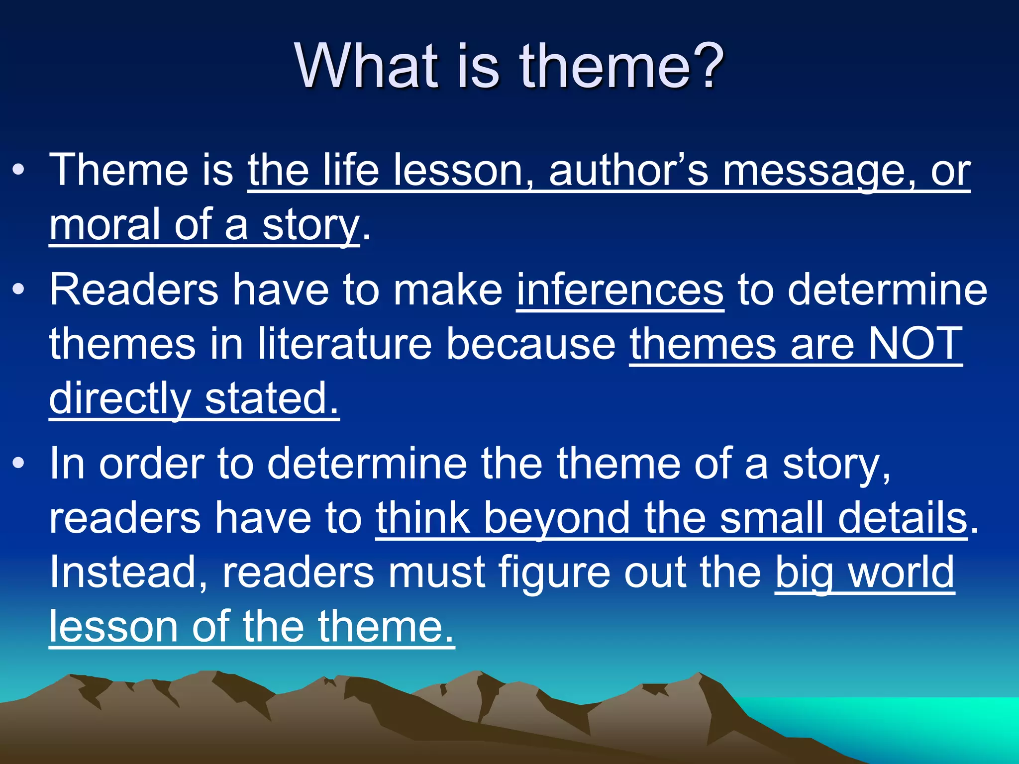 central idea vs theme ppt.ppt