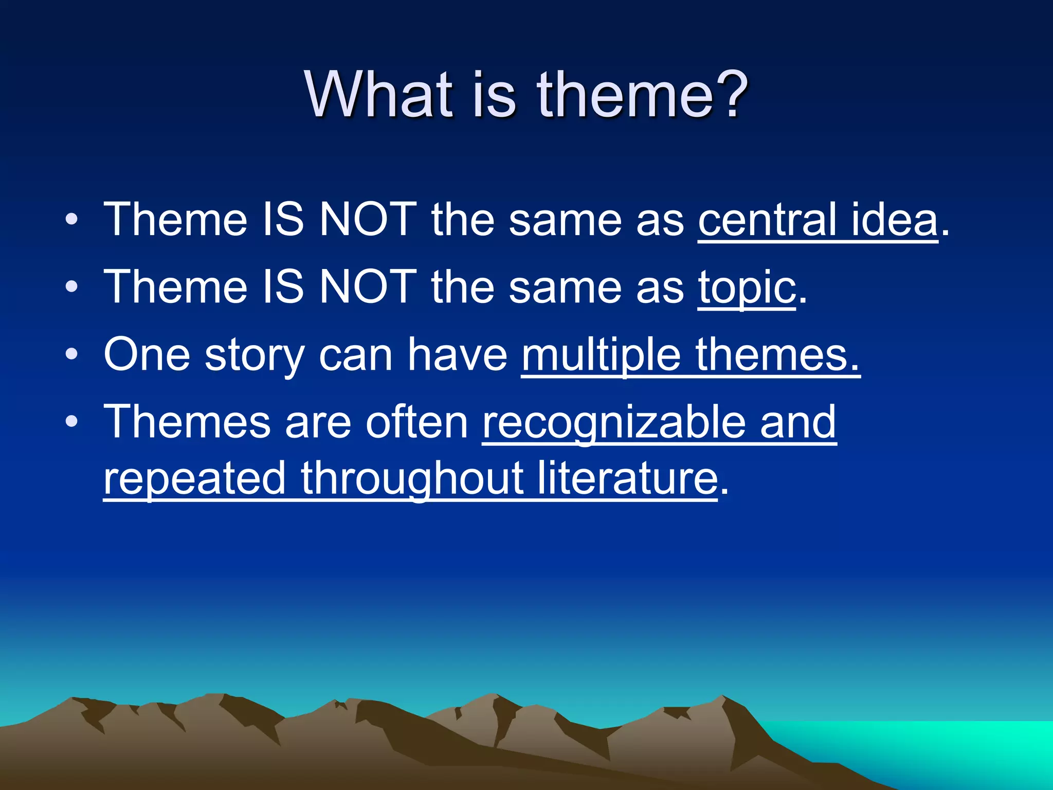 central idea vs theme ppt.ppt