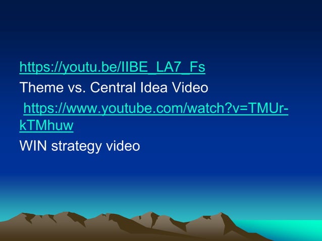central idea vs theme ppt.ppt
