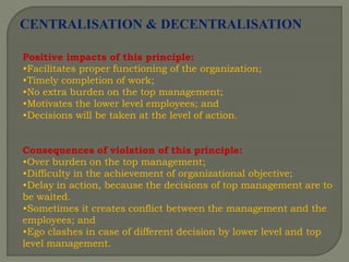 Centralisation & decentralisation | PPTX