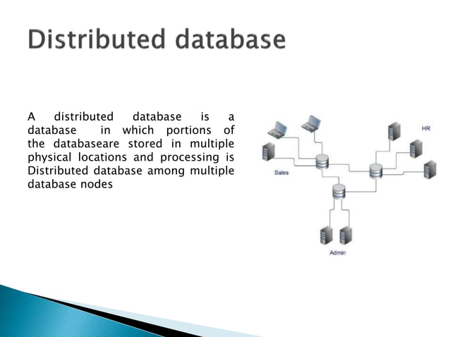 Centralised And Distributed Database Pptx Databases Computer Software And Applications