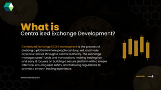 Streamlined Solutions for CEX Development | PDF | Financial Industry | Industries