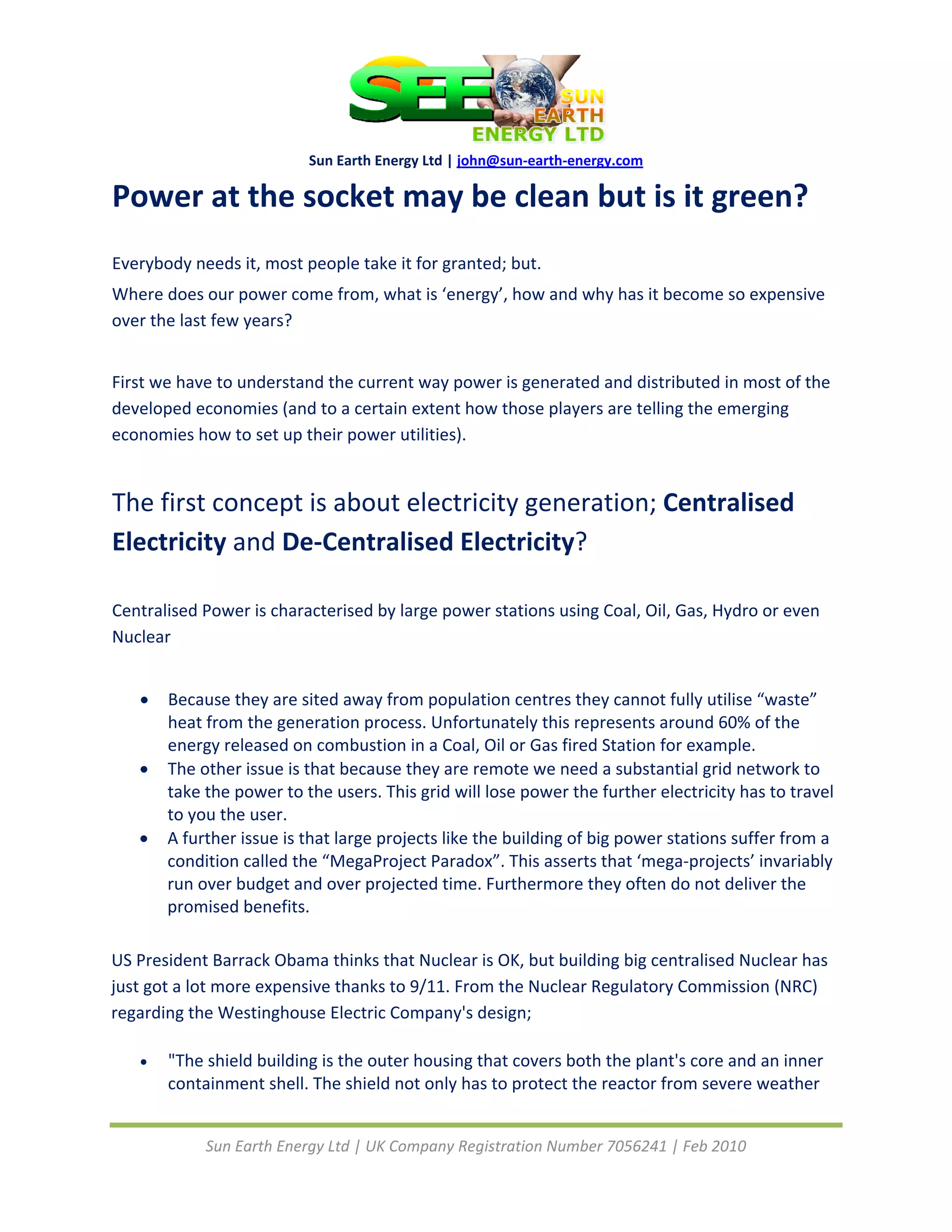 Centralised Vs Decentralised | PDF