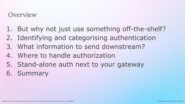 Centralise legacy auth at the ingress gateway | PPT