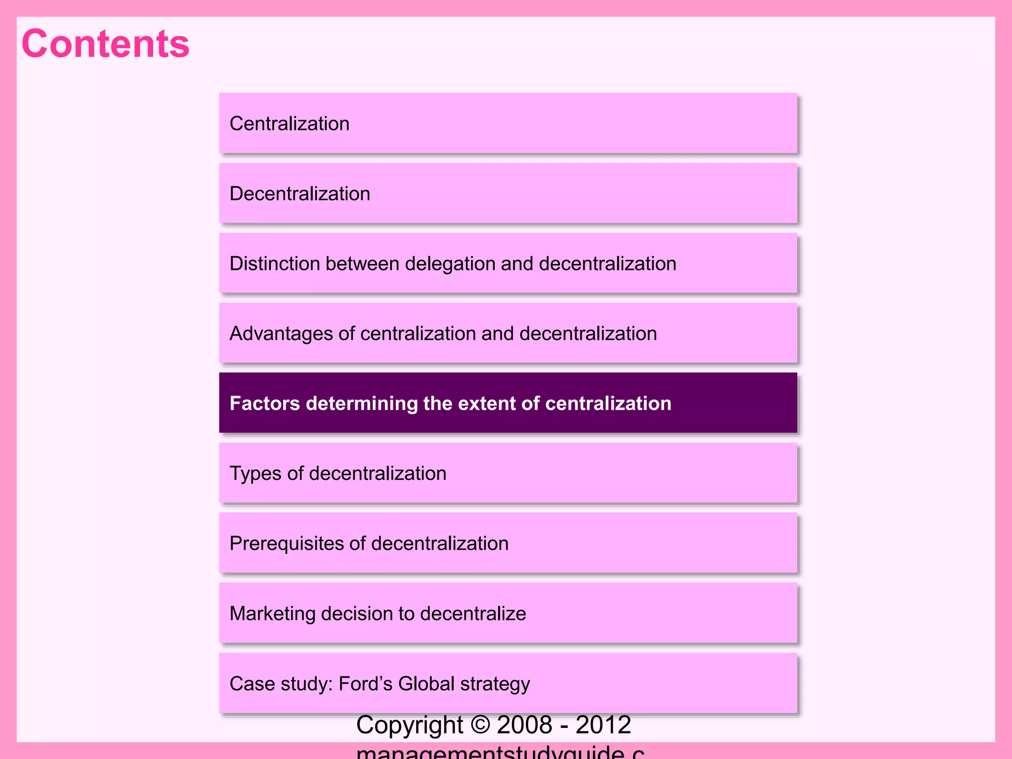 Centralization and-decentralization | PPTX