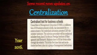 Centralization | PPTX