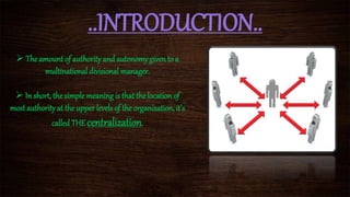 Centralization | PPTX