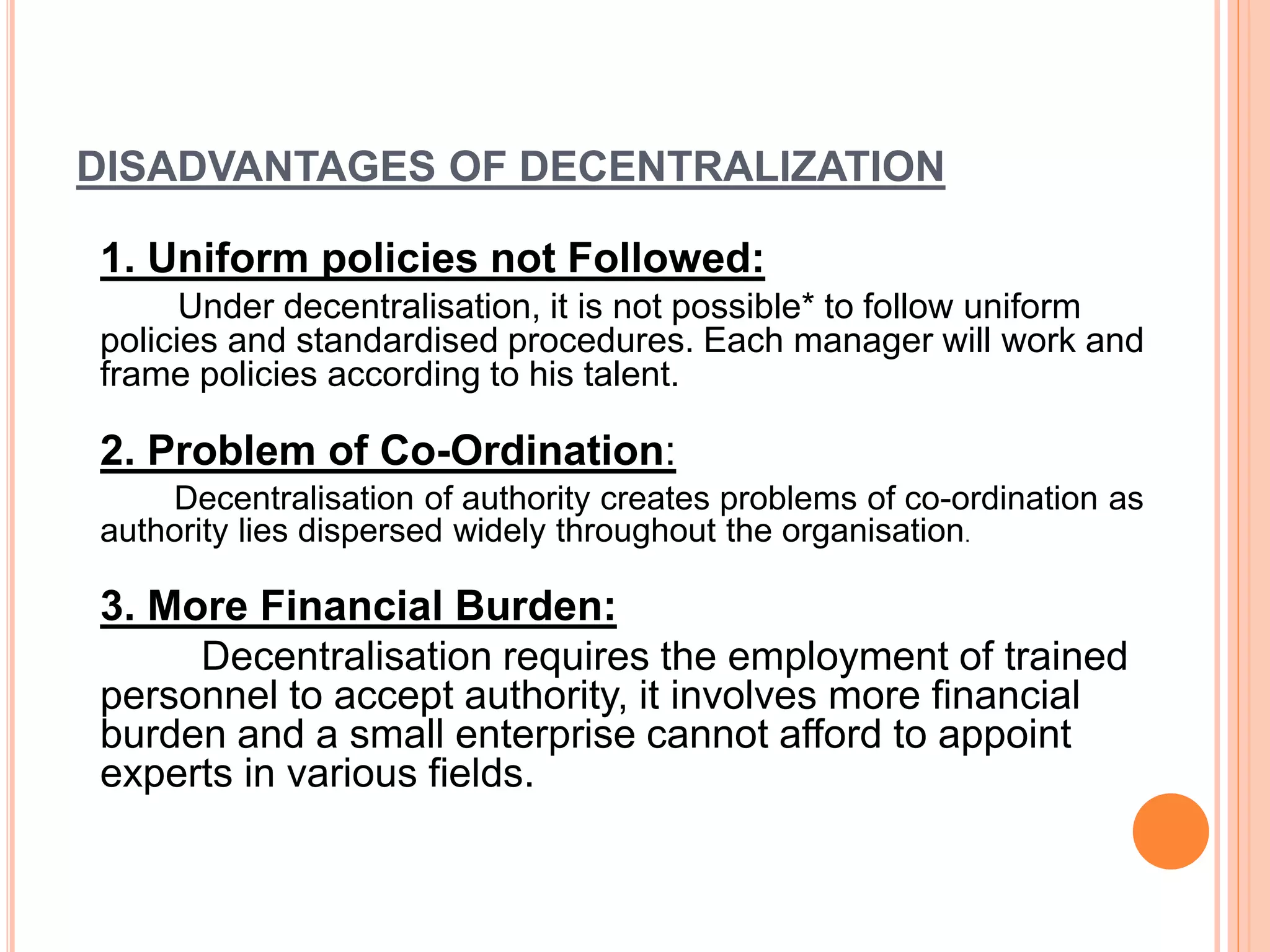 Centralization and decentralization | PPTX