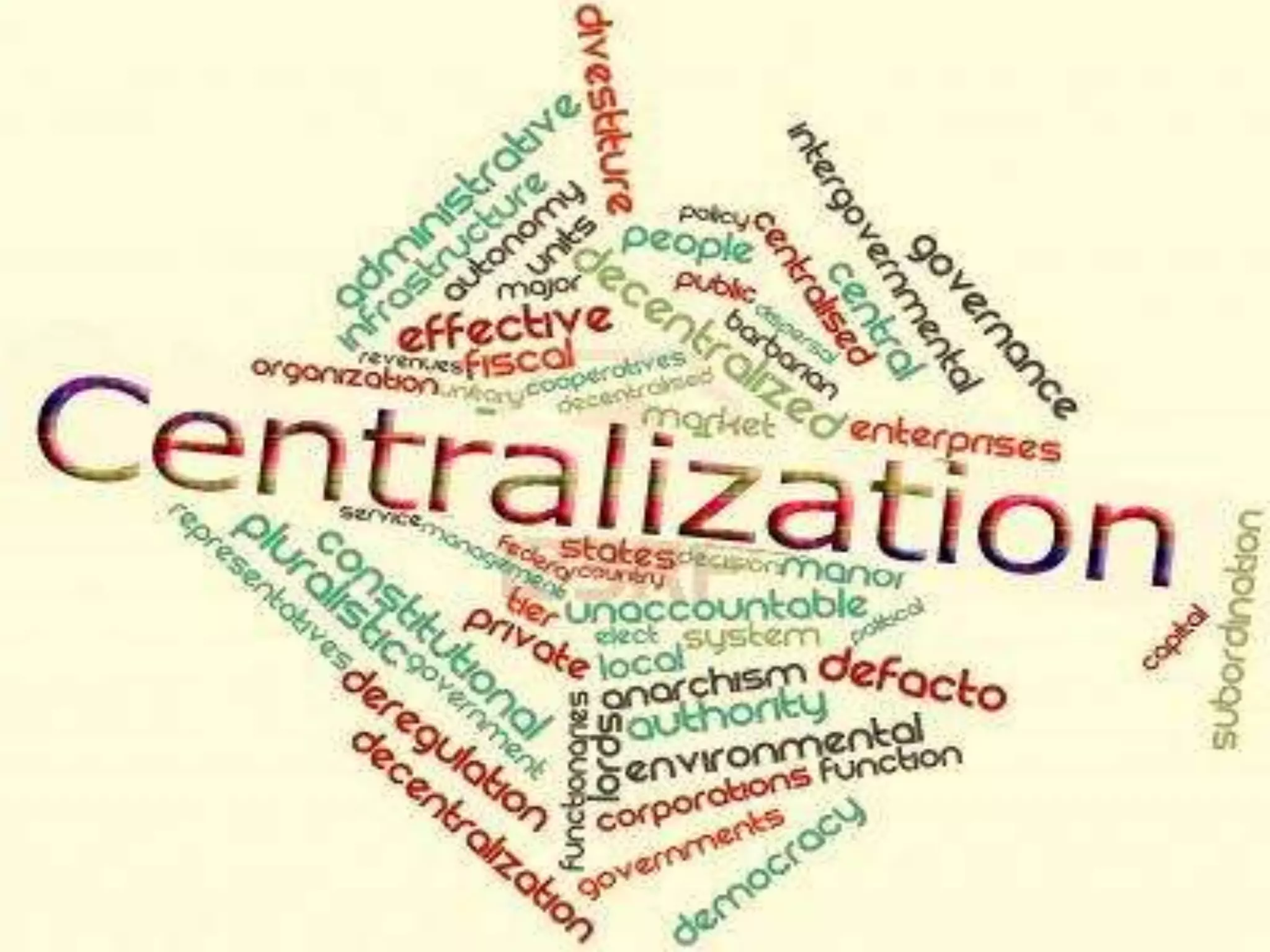 Centralization and decentralization | PPTX