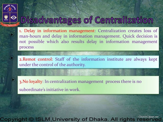 Centralization and decentralization | PPTX