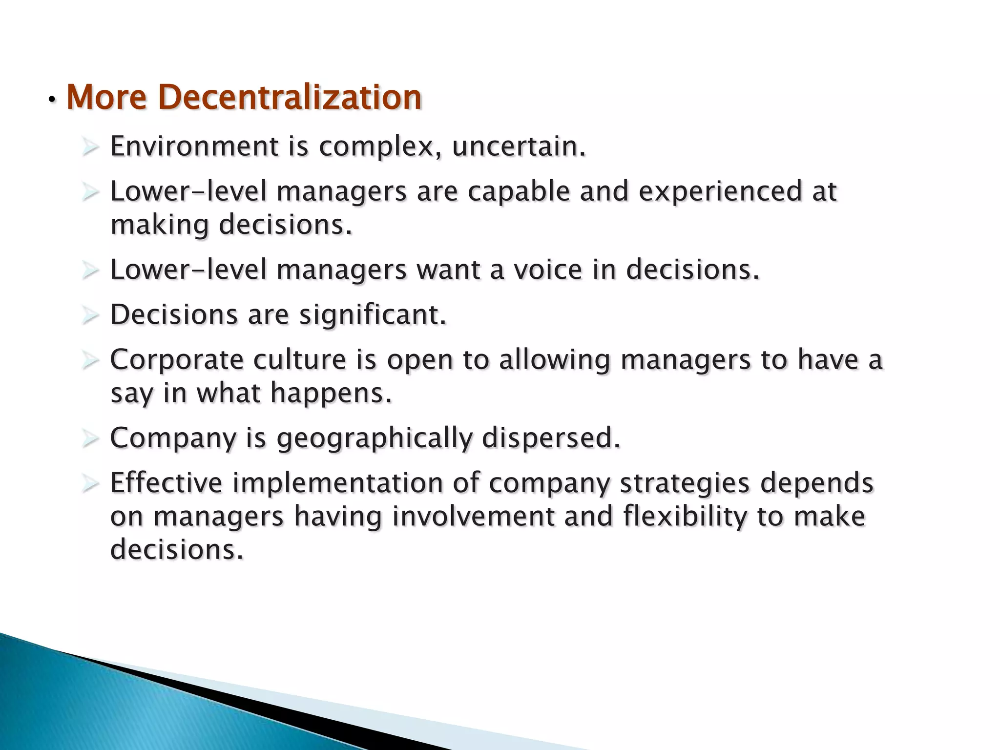 Centralization, decentralization & formalization | PPT Centralization, decentralization & formalization | PPT