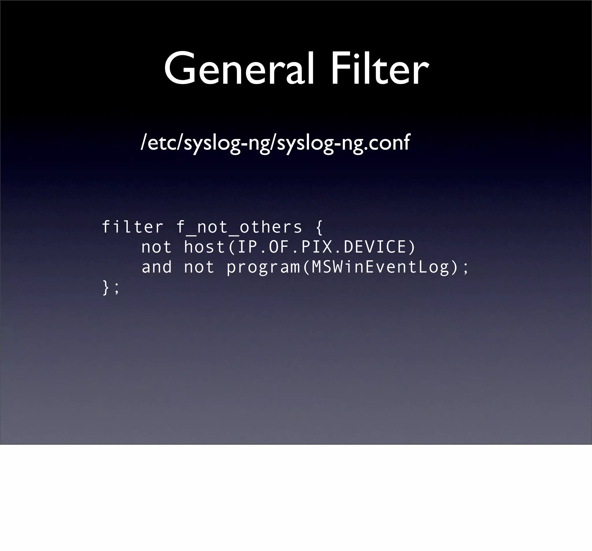 Centralized Logging with syslog | PDF