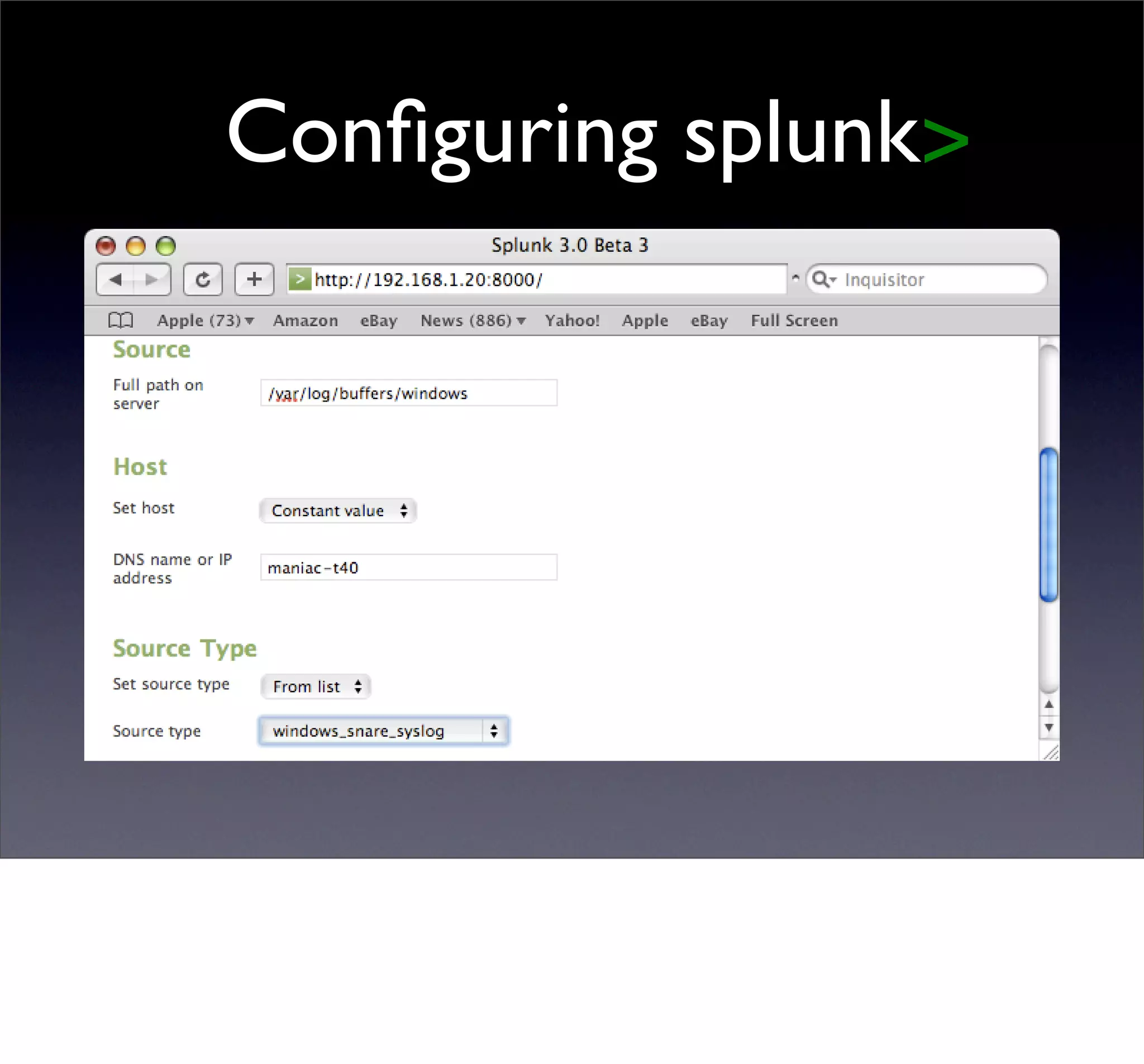 Centralized Logging with syslog | PDF