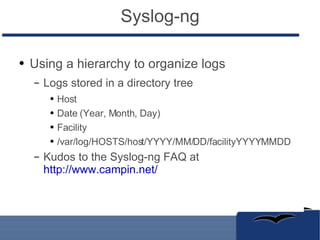 Centralized Syslog | PPT