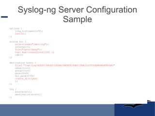 Centralized Syslog | PPT