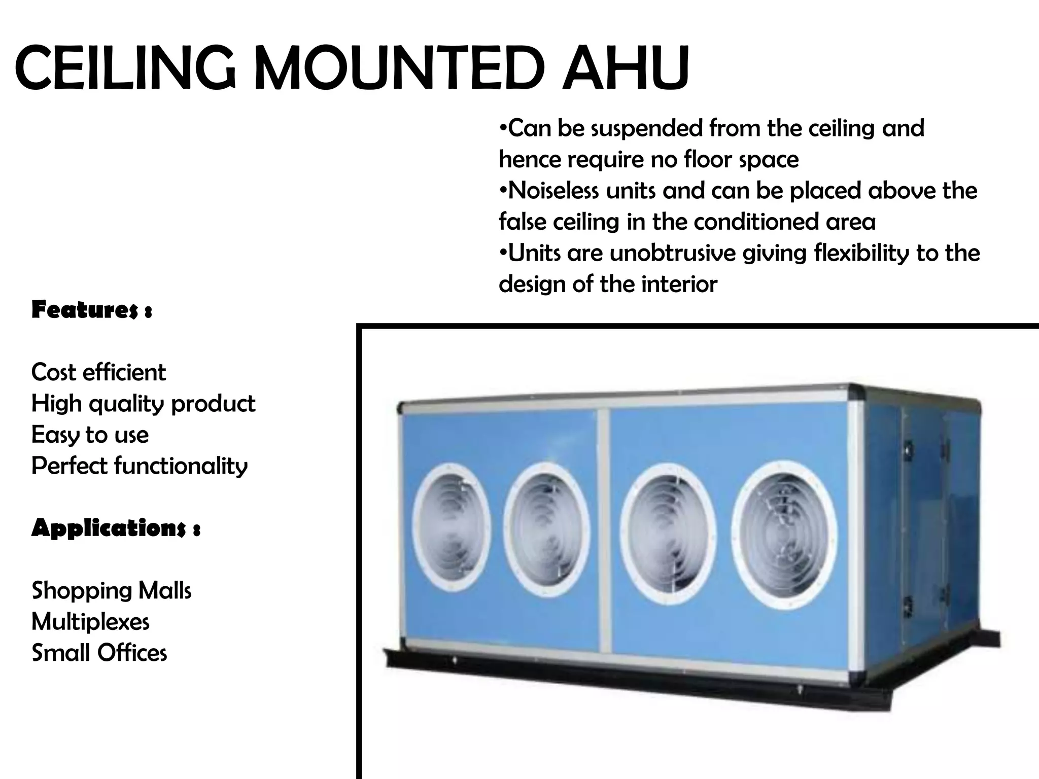 Centralized ac system | PPTX