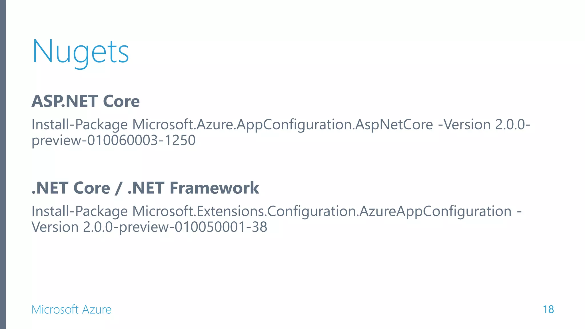 Centralized configuration with azure app configuration | PPT