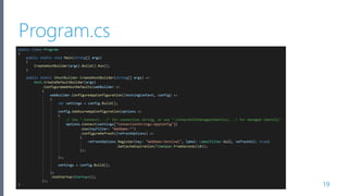 Centralized configuration with azure app configuration | PPTX