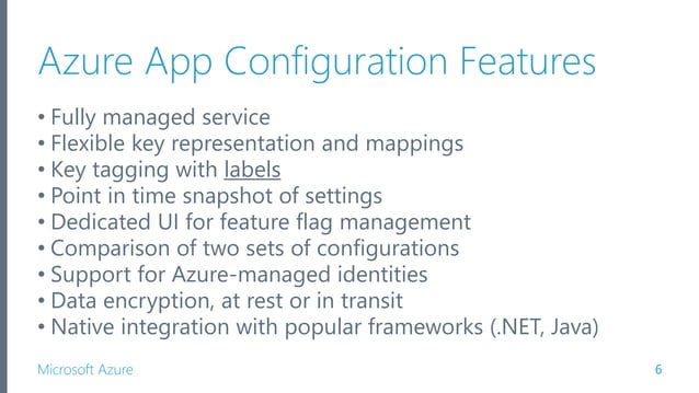 Centralized Configuration With Azure App Configuration Ppt