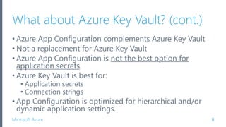 Centralized configuration with azure app configuration | PPT