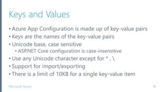 Centralized configuration with azure app configuration | PPT