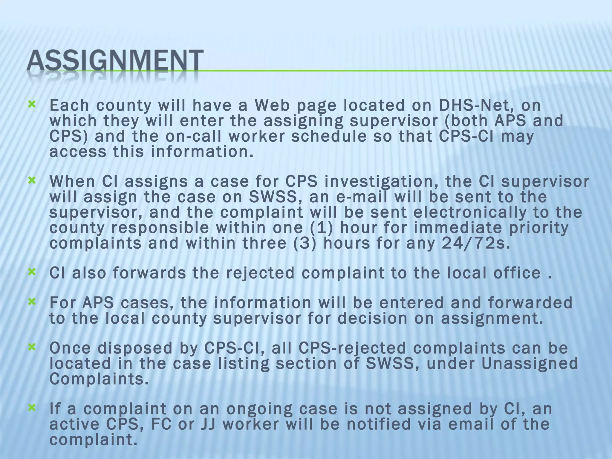 State of Michigan: Centralized Intake for Abuse & Neglect | PPT
