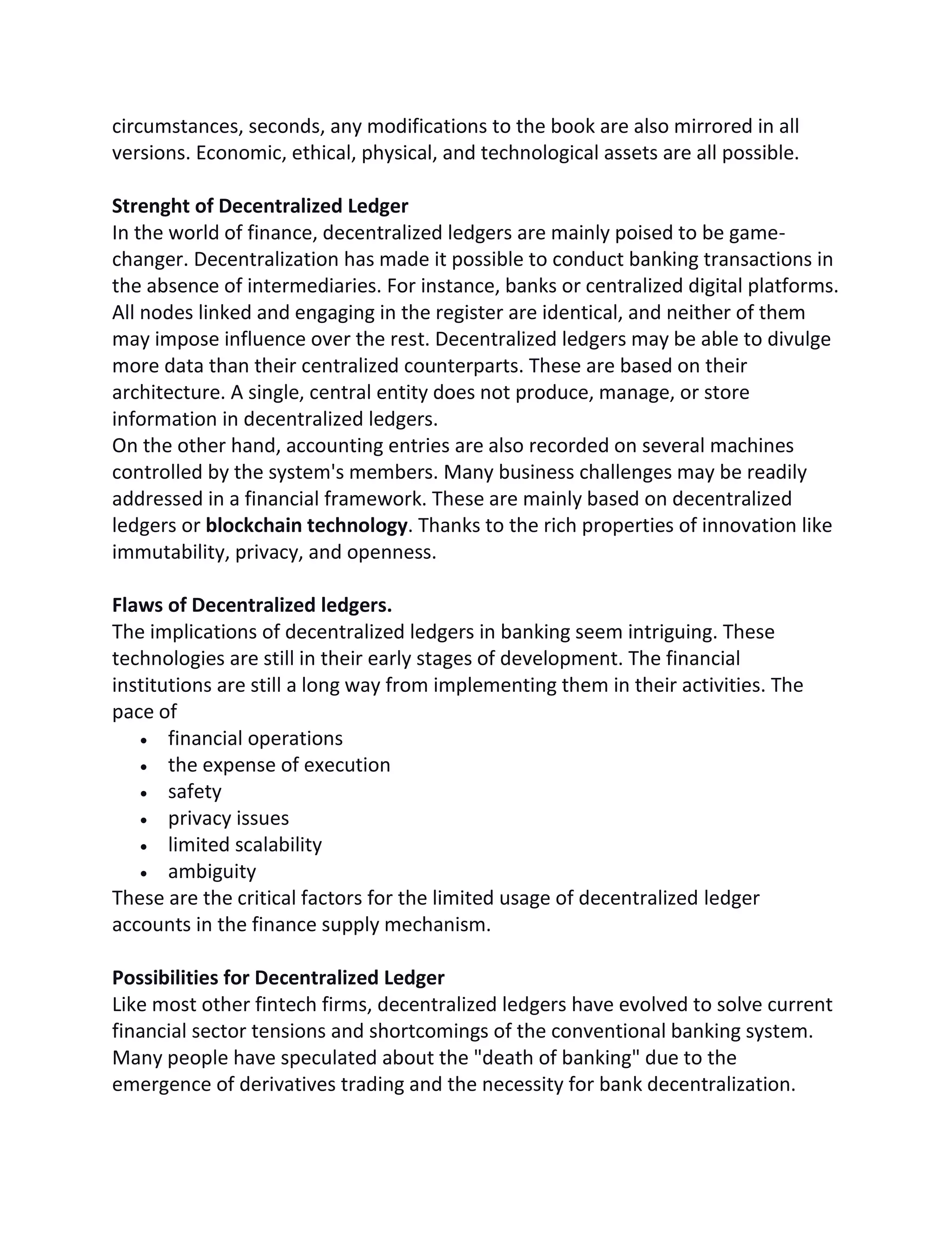Centralized ledger vs. distributed ledger converted | PDF | Databases ...