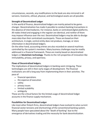 Centralized ledger vs. distributed ledger converted | PDF | Databases | Computer Software and ...