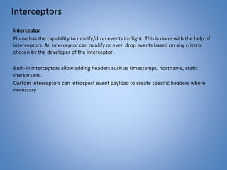 Centralized logging with Flume | PPTX