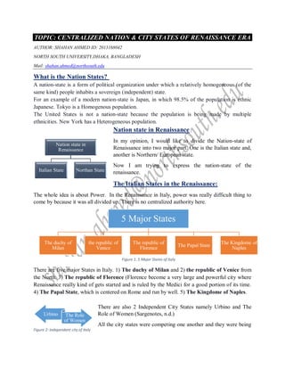 Centralized of nation states of renaissance era | PDF