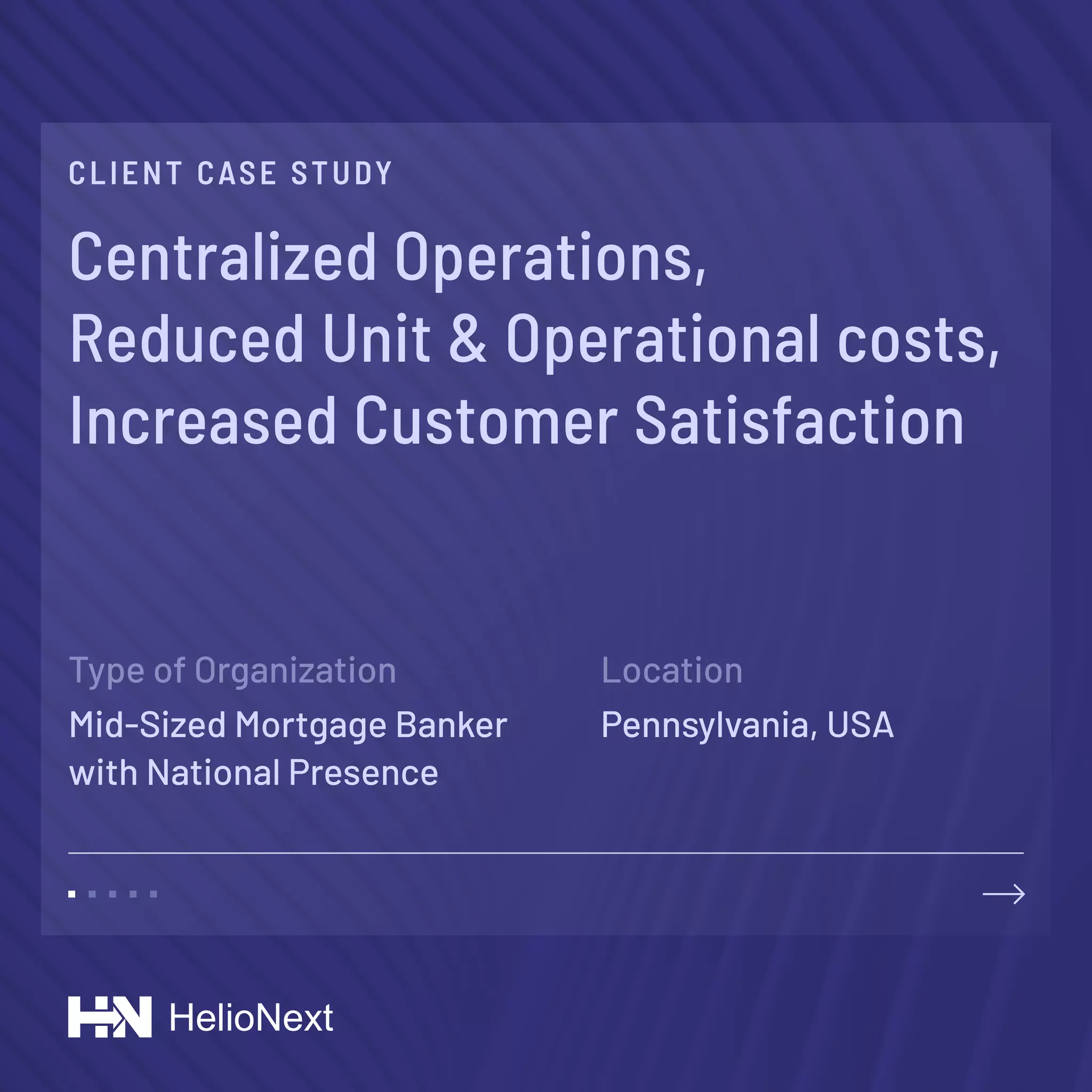 Centralized Operations, Reduced Unit and Operational Costs, Increased ...