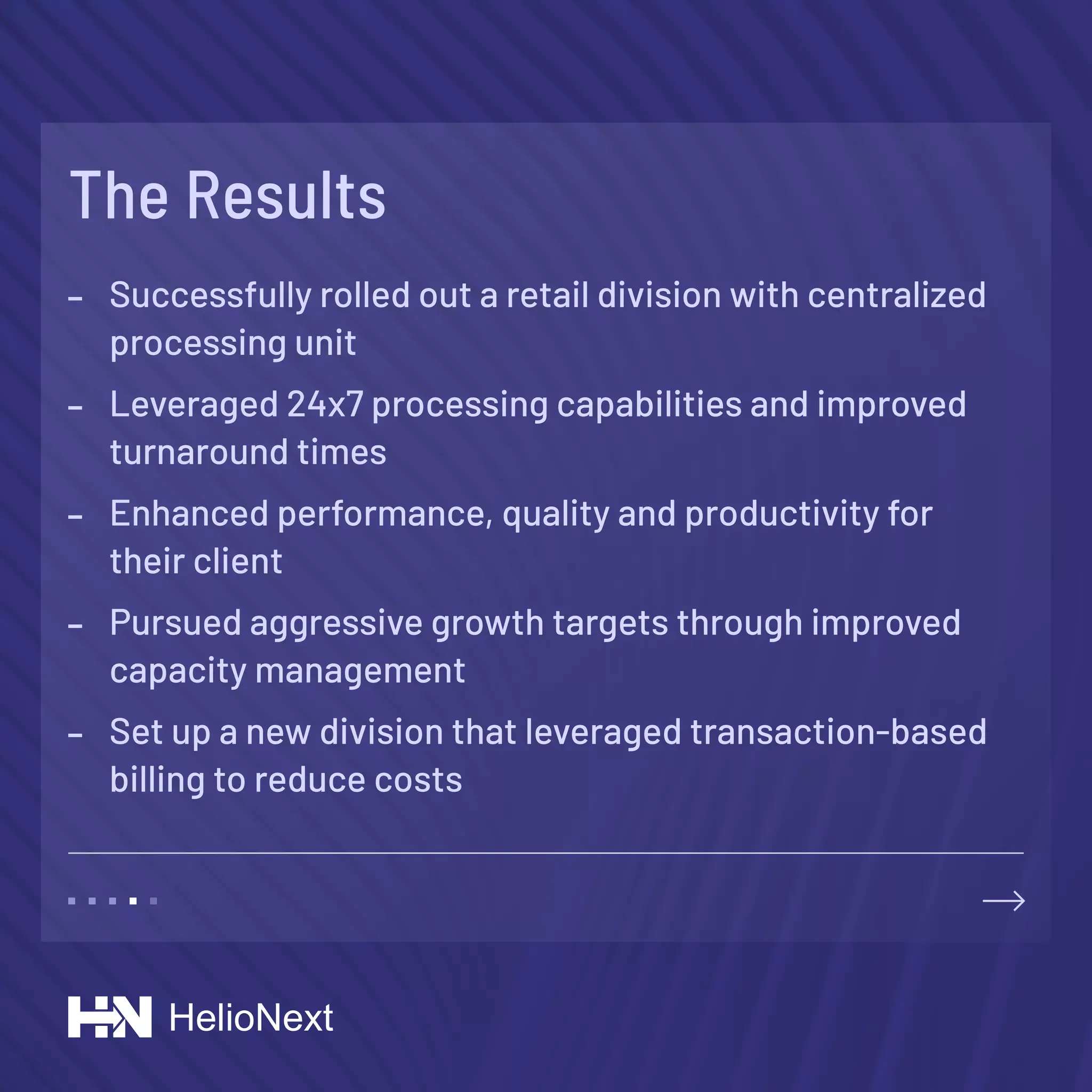 Centralized Operations, Reduced Unit and Operational Costs, Increased ...