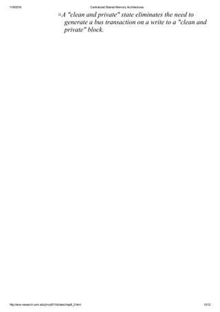 Centralized shared memory architectures | PDF