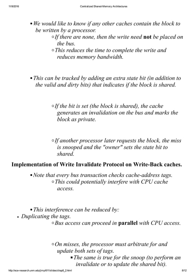 Centralized shared memory architectures | PDF