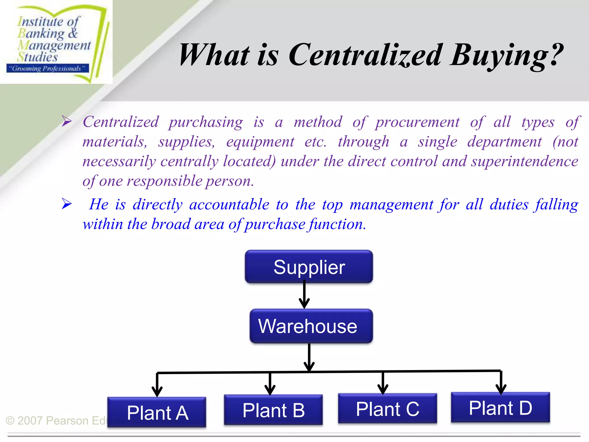 Centralized vs localized buying | PPTX