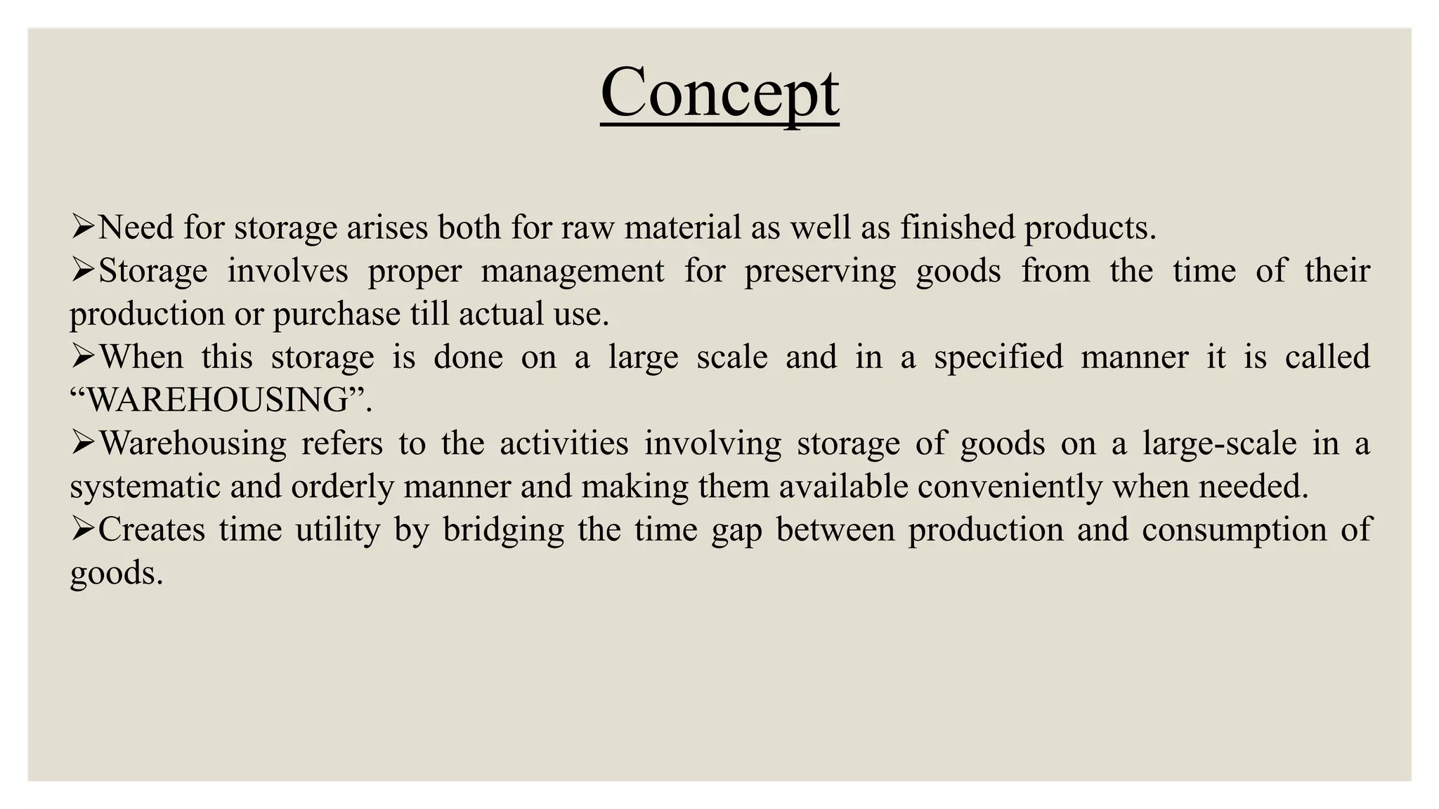Centralized warehousing | PPTX