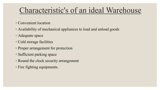 Centralized warehousing | PPTX