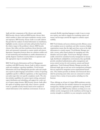 Centralizing security on the mainframe | PDF