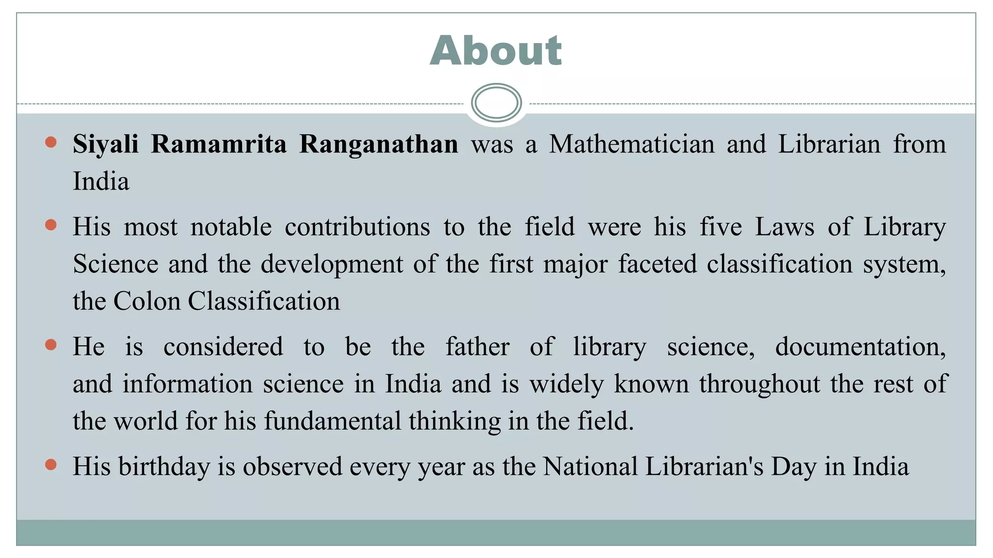 Happy Librarian's Day 2018 (Central Library, IIT Delhi) | PPTX