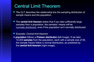 Central Limit Theorm Lecture 5, Biostatistics | PPT