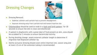 Central line best practice | PPTX