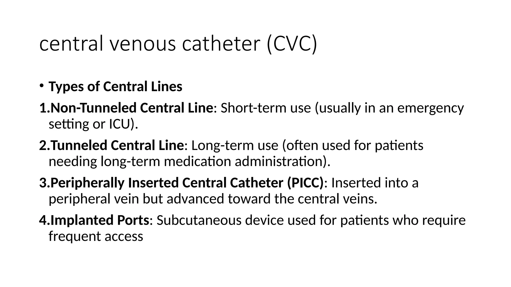 Central Line Care Procedures | PPTX