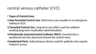 Central Line Care Procedures | PPTX