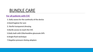 CVC Care, current CDC/NHSN CLABSI surveillance criteria are laborious ...