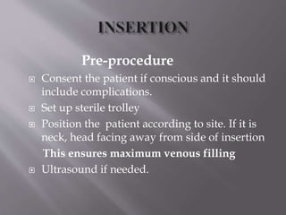 CENTRAL LINE INSERTION AND CARE.pptx