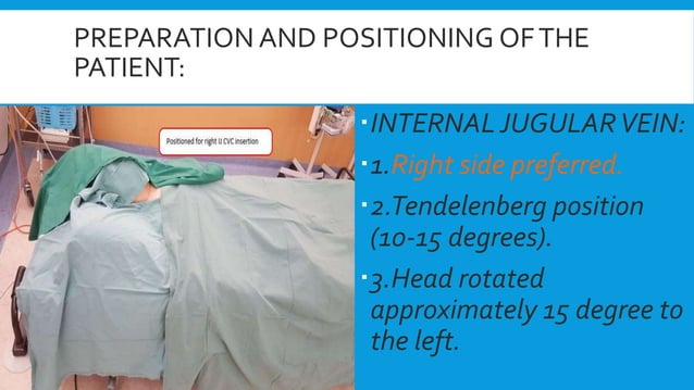 Central line placement | PPTX | First Aid | Injuries
