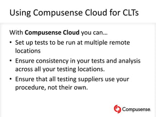 Central location testing | PPTX | Computing | Technology & Computing