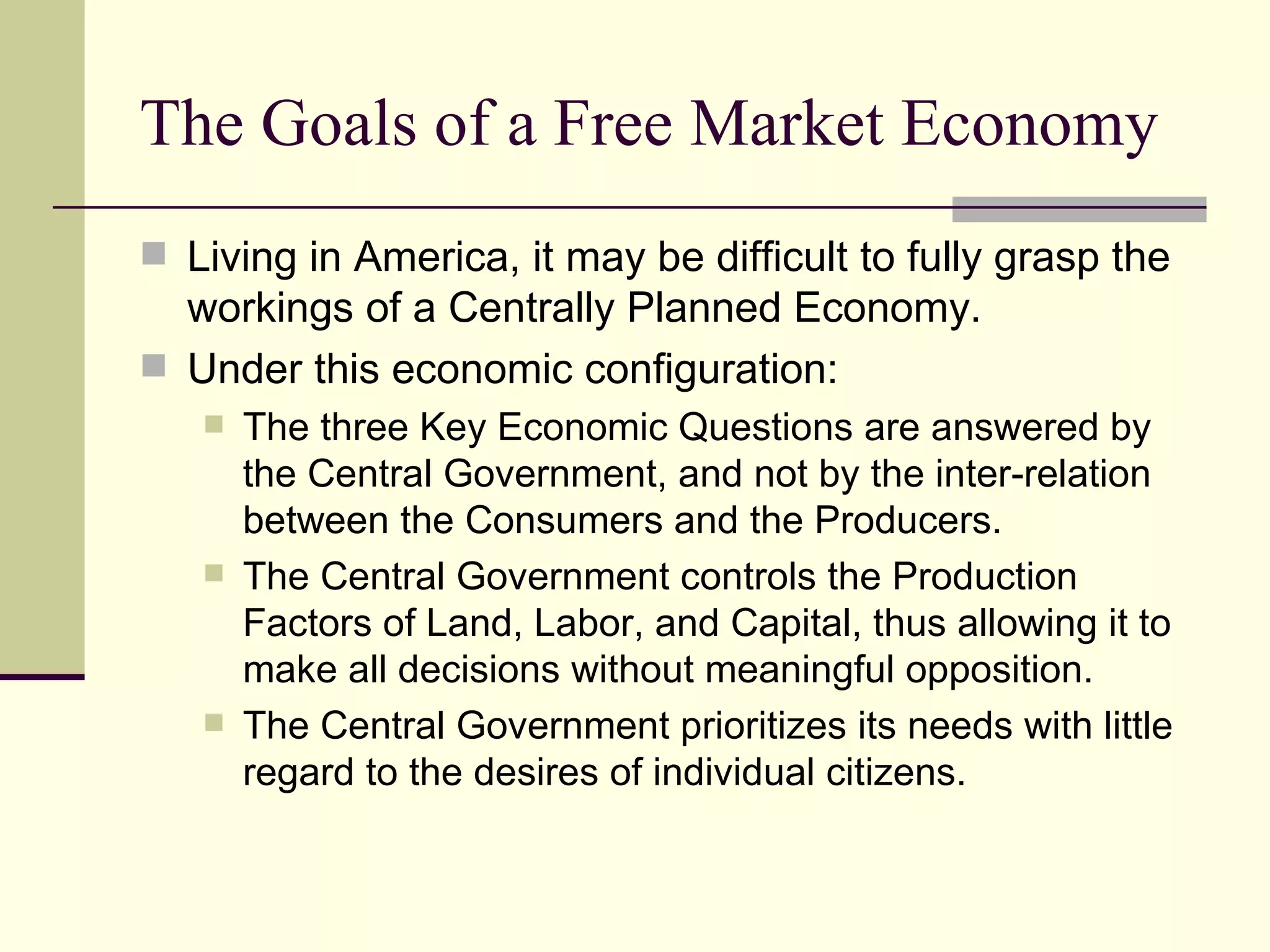 Centrally Planned Economies Defined | PPT
